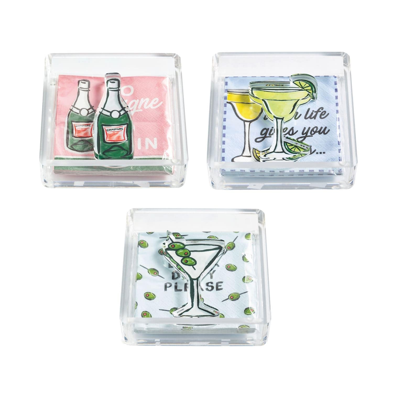 Acrylic Napkin Weight Sets – the fig tree