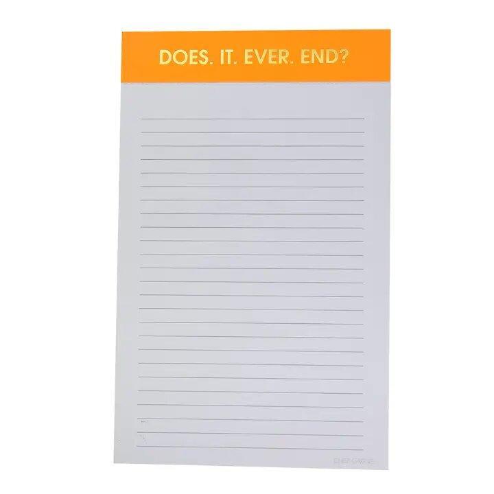 Does It Ever End? Notepad – the fig tree