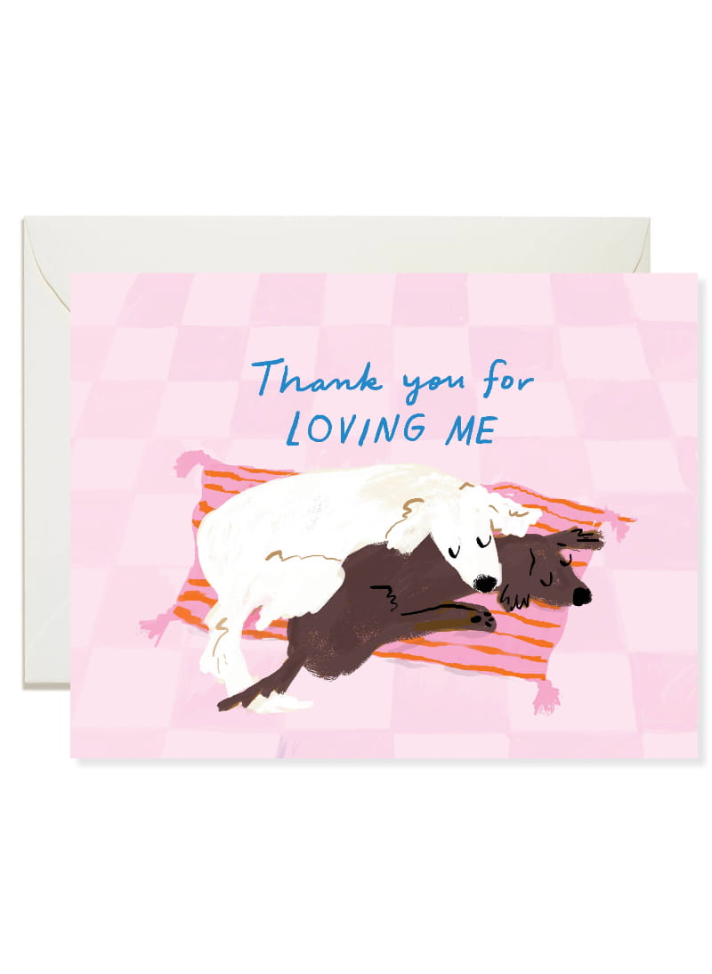 Snuggle Dogs - Cute Puppy Love Greeting Card – the fig tree