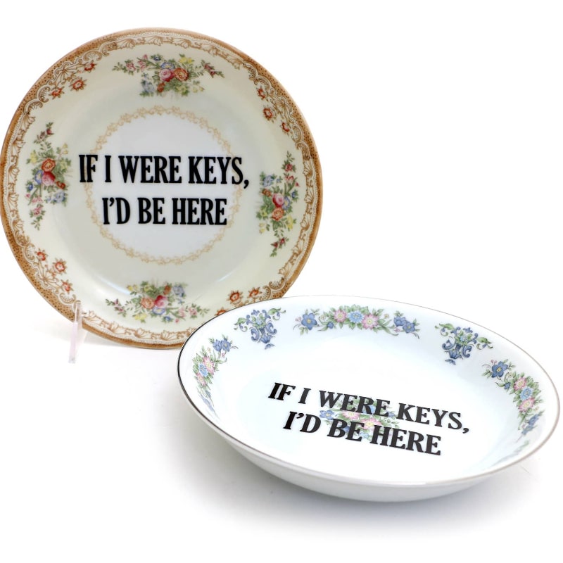 Upcycled "If I were keys" Trinket Tray – the fig tree
