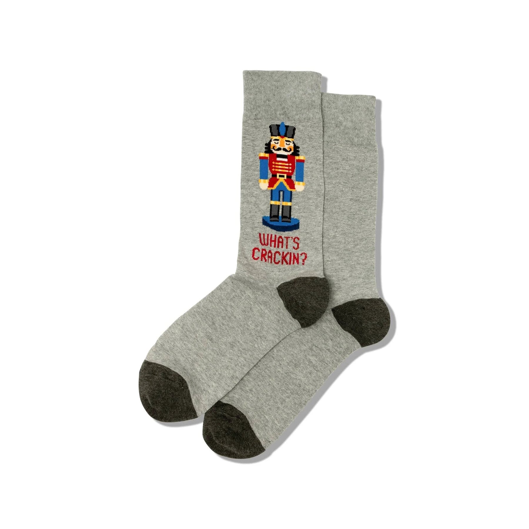 Men's 'What's Crackin?' Nutcracker Crew Socks – the fig tree